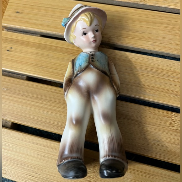Inarco | Art | Vintage Inarco Hansel Ceramic Boy Figurine | Poshmark